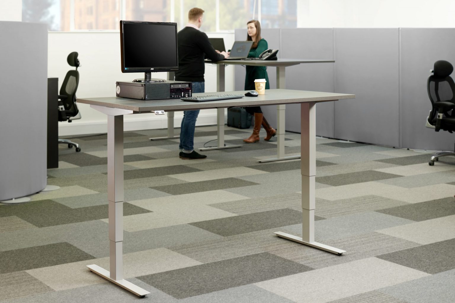 The Advance Height Adjustable Desk - Claremont Office Furniture