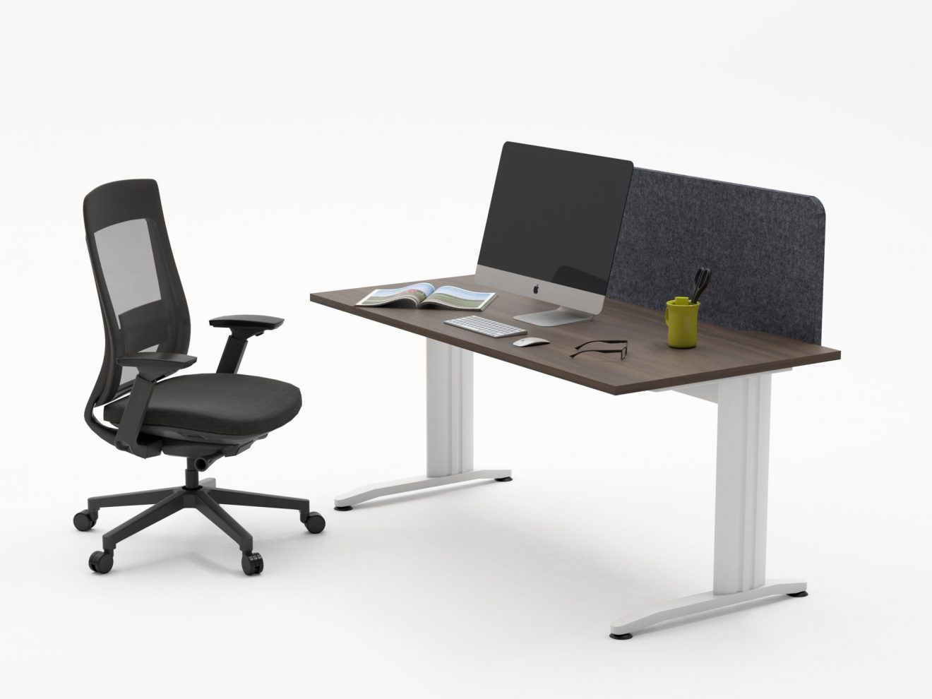 Framework Cable Managed Desk - Claremont Office Furniture