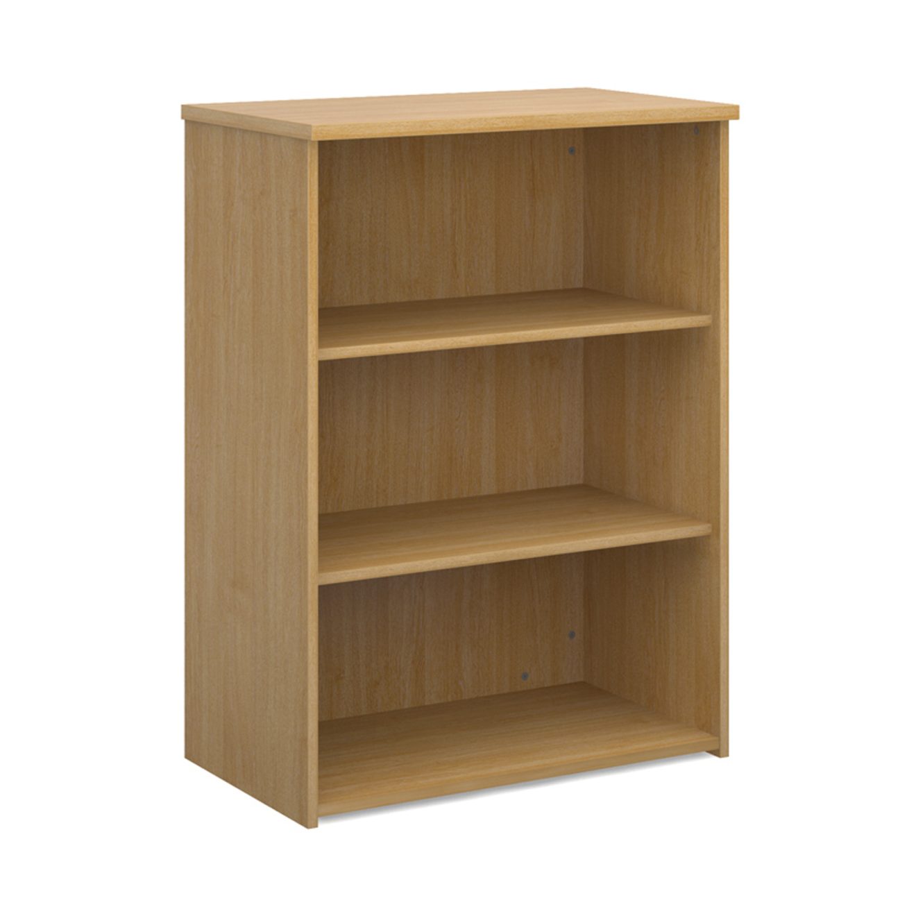 Universal bookcase 1090mm high with 2 shelves - Claremont Office Furniture