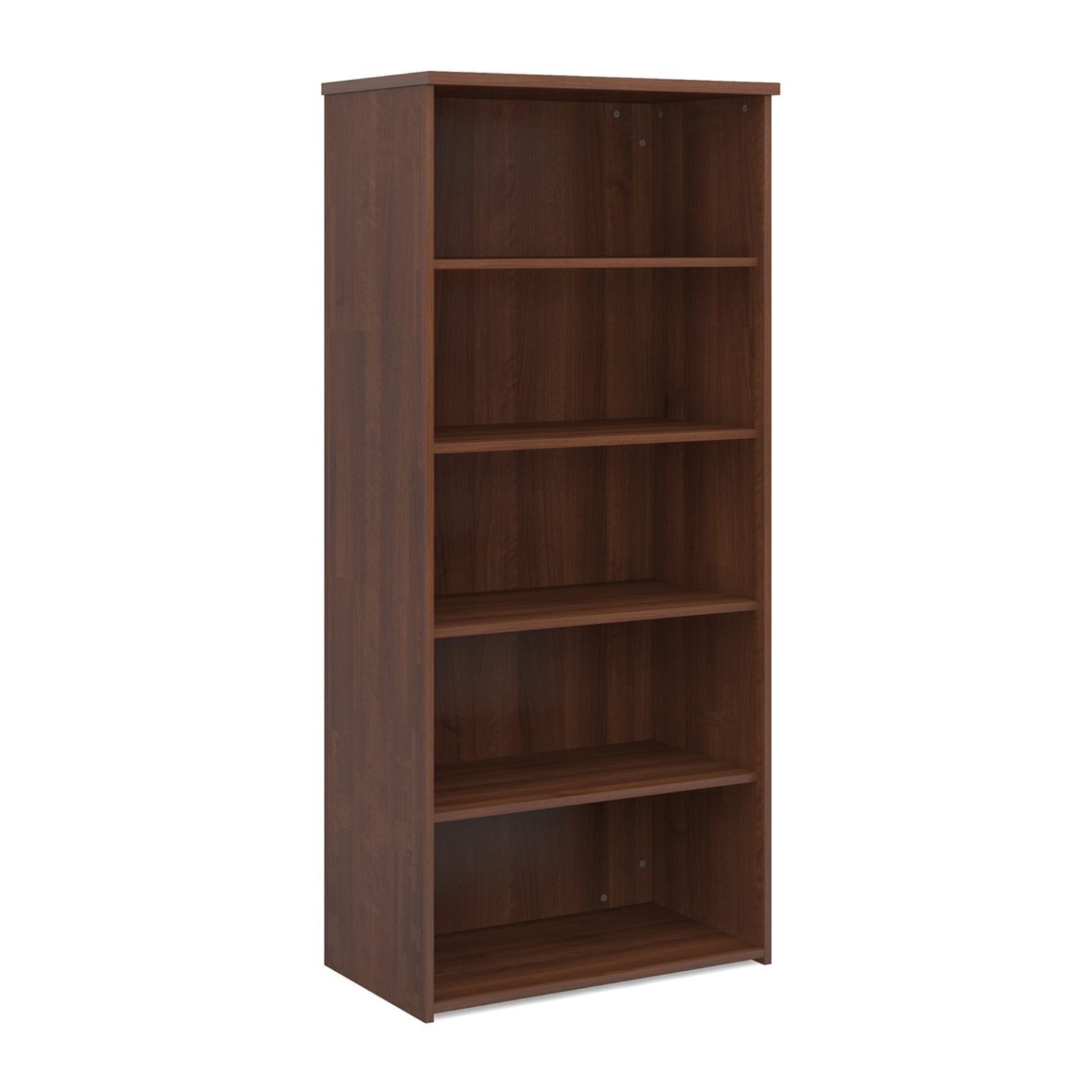 Universal bookcase 1790mm high with 4 shelves - Claremont Office Furniture